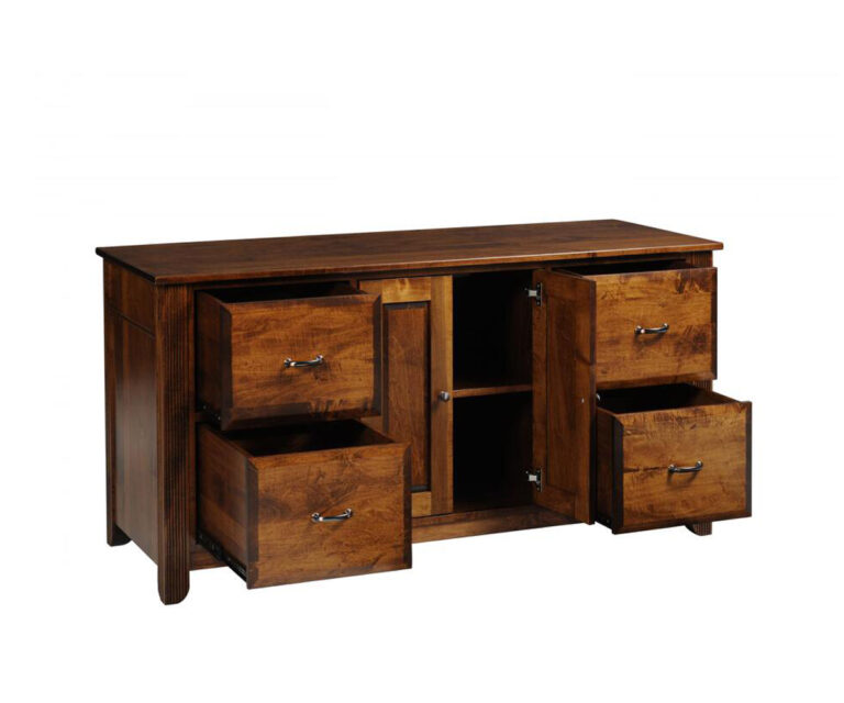 Arlington Modular 60" Credenza With Hutch | Southern Outdoor Furniture