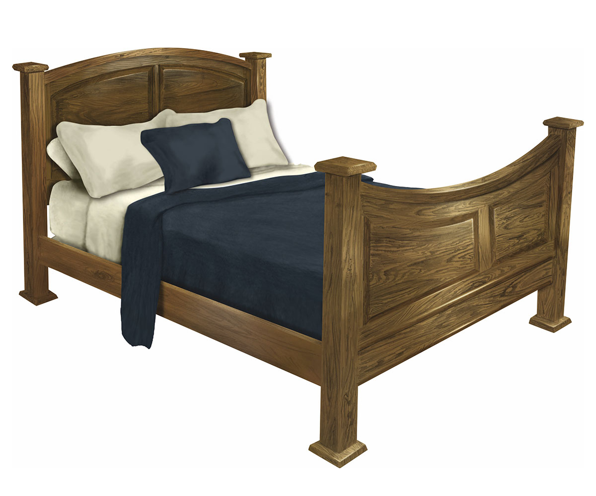 Elliot Ridge Panel Bed | Southern Outdoor Furniture